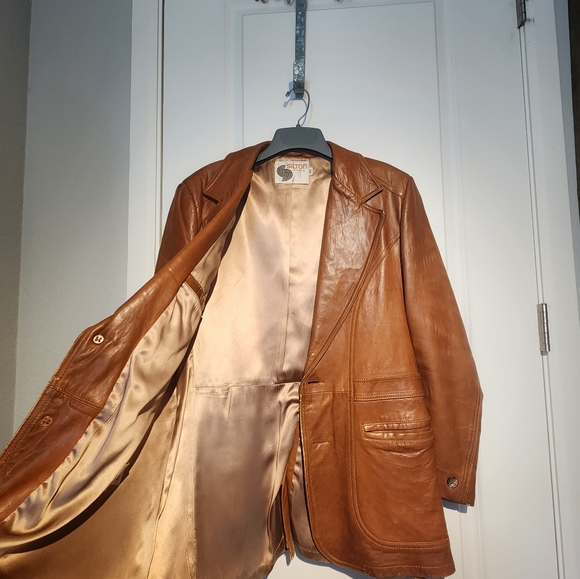 Silton | Jackets & Coats | Vintage Silton California Leather Jacket ...